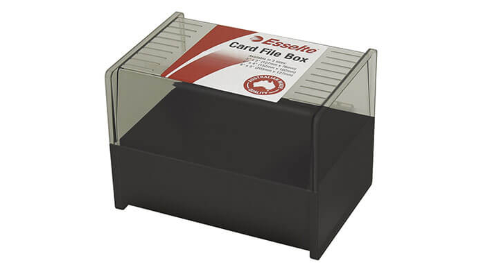 Esselte Black SWS System Card Box - 15.24 x 10.16cm | Harvey Norman