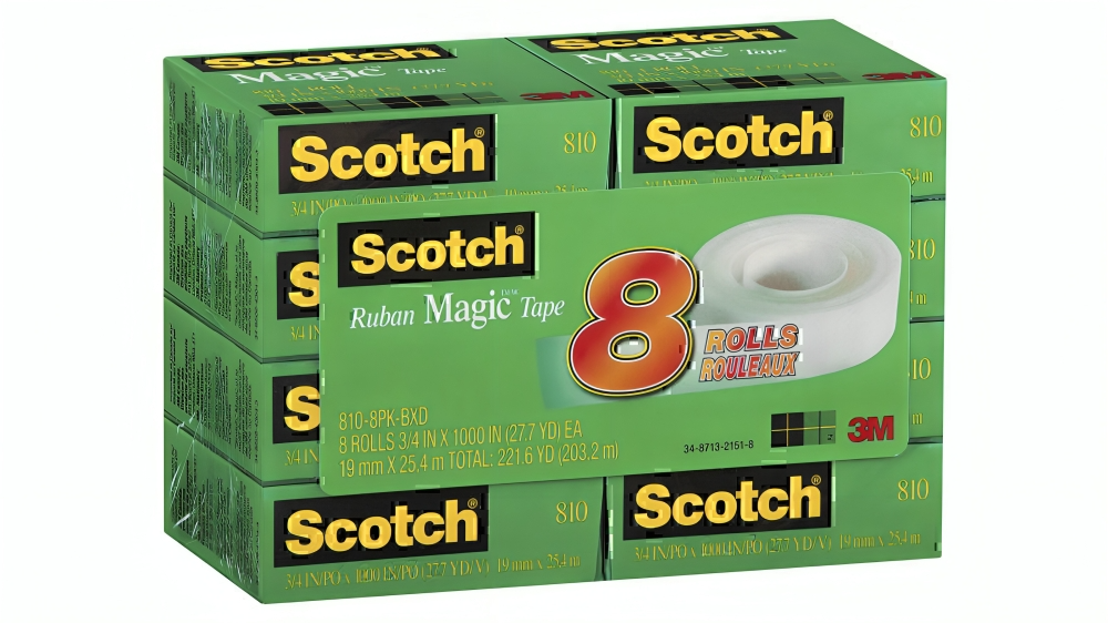 Scotch 810-8PK-BXD Pack of 8 Tape - 1.9cm | Harvey Norman