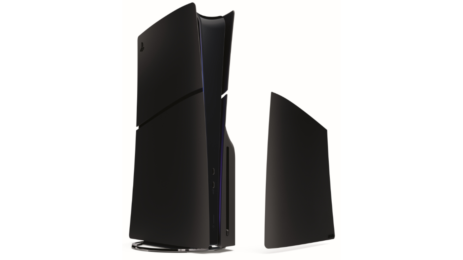PS5 Slim Console Cover - Midnight Black | Harvey Norman