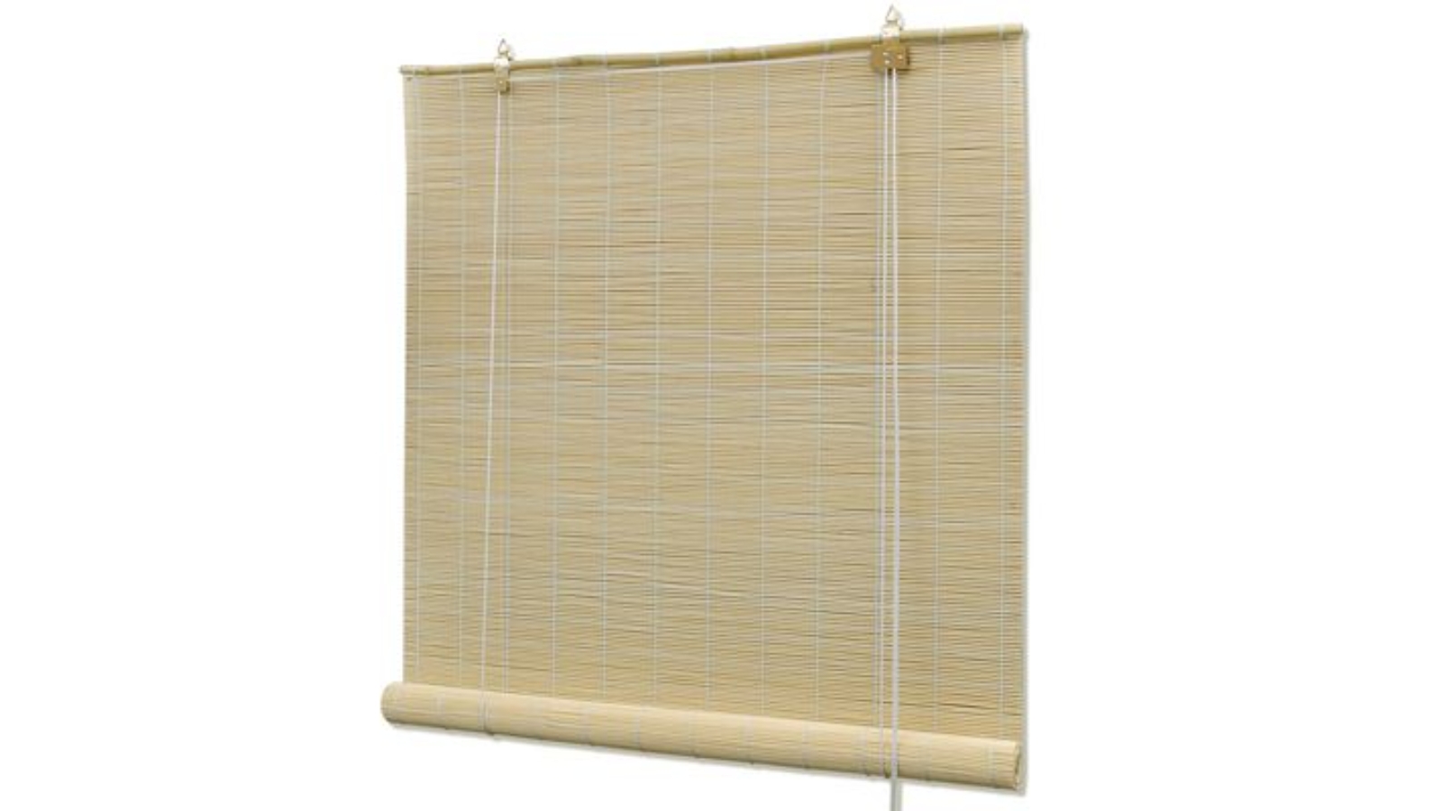 vidaXL Natural Bamboo Roller Blinds - 80 x 160 cm | Harvey Norman