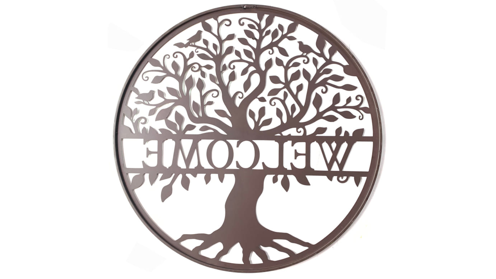 Welcome Tree of Life Round Laser-Cut Wall Art | Harvey Norman