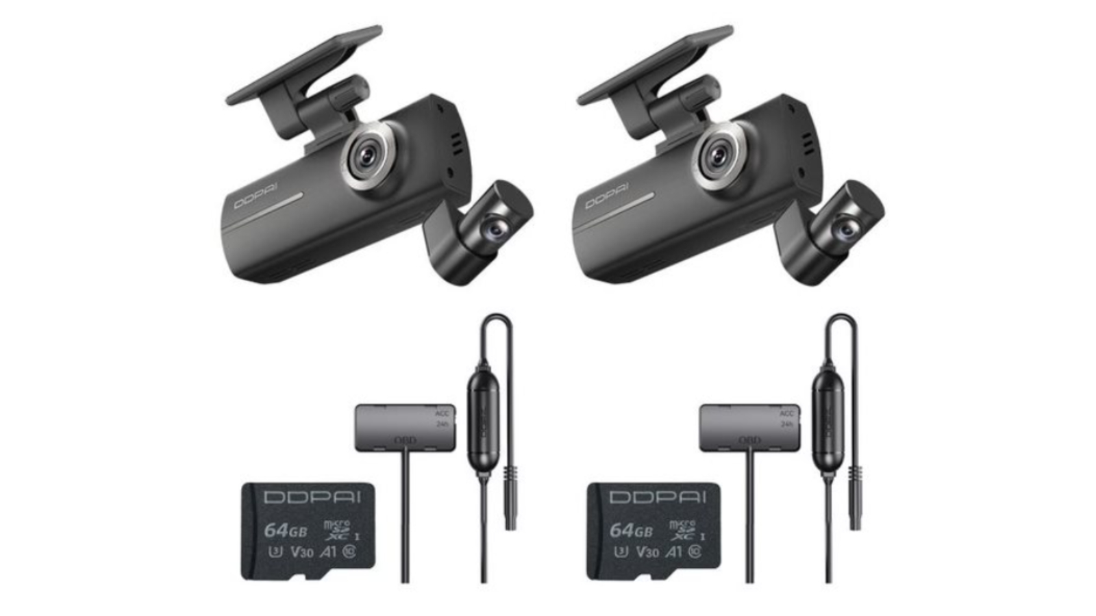 DDPAI N1 Dual Dash Camera Value Bundle Pack | Harvey Norman