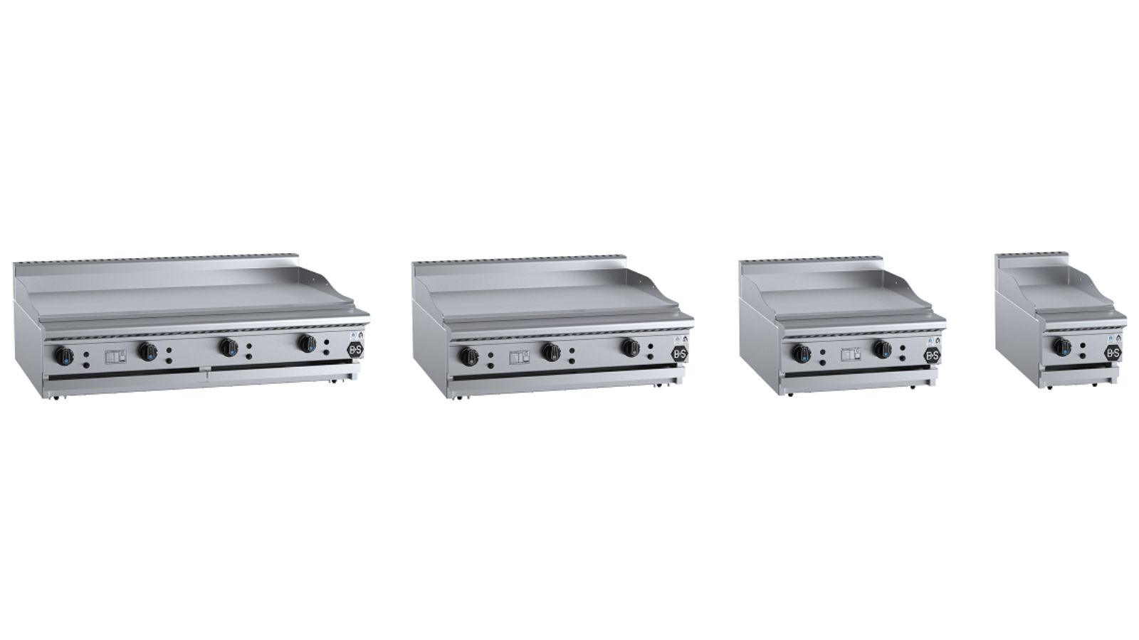B+S Black Bench Mounted Natural Gas Grill Plate | Harvey Norman