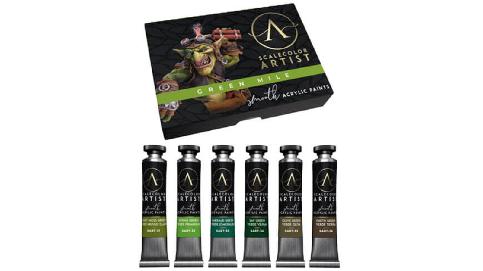 Scale 75 Scalecolor Artist Paint Set - Green Mile | Harvey Norman
