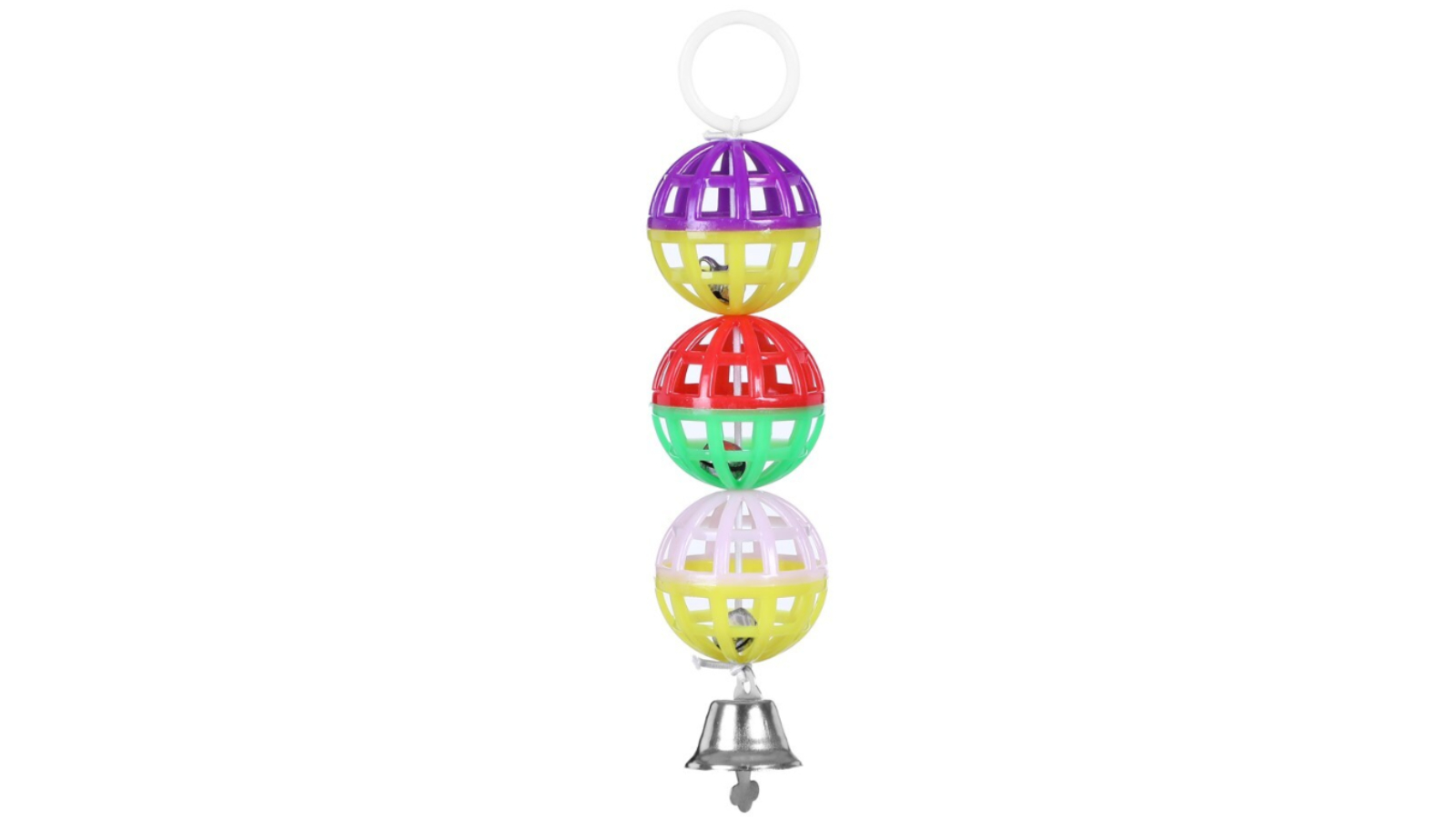 YES4PETS 4 x Small Hanging Swing Bird Bell Toy | Harvey Norman