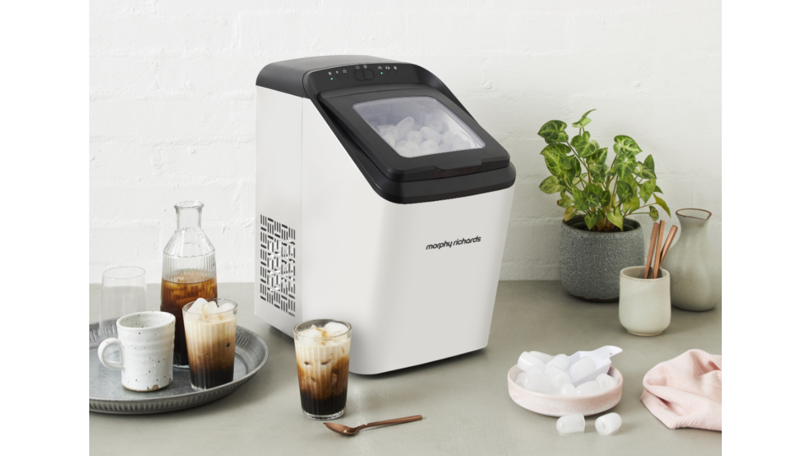 Morphy Richards 15kg Ice Maker - Matte White | Harvey Norman