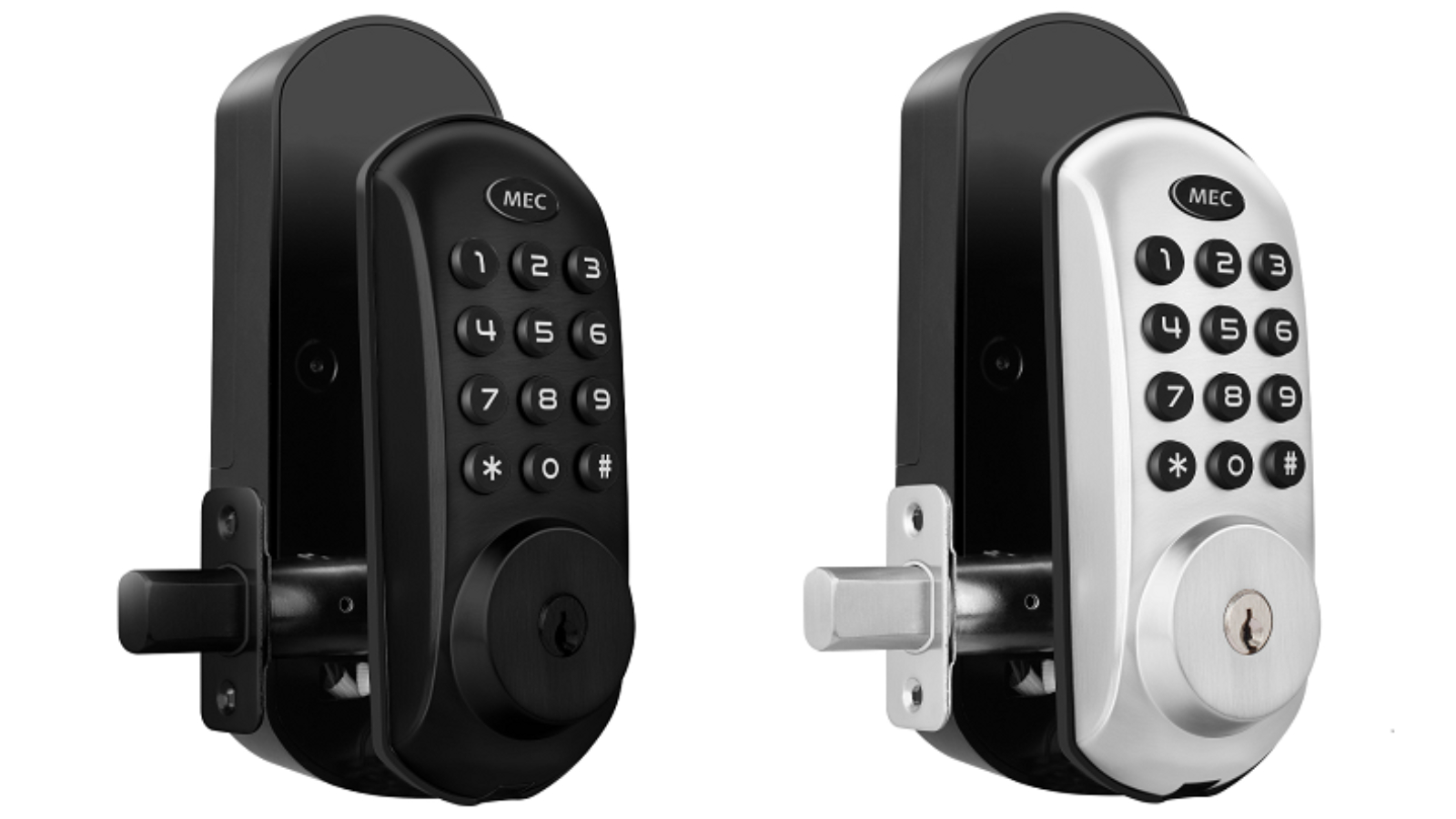 Klika MEC Digital Motorised 20 User Codes Smart Lock Backlit Keypad ...