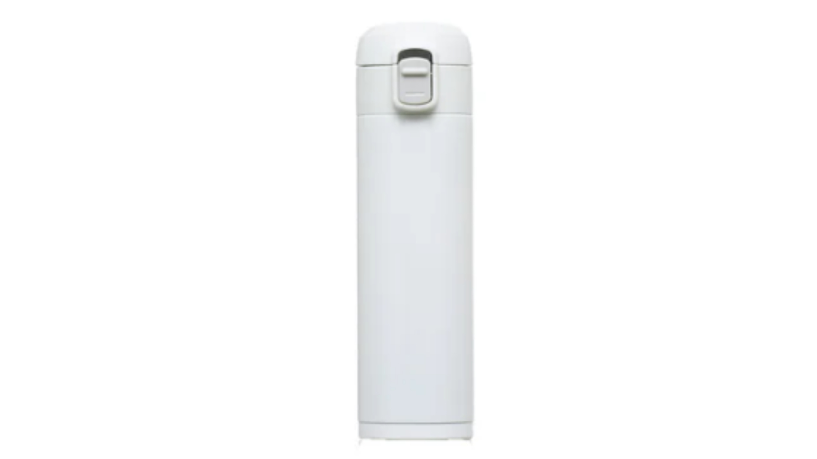 Omit One Touch Type Slim Flask Mug Bottle 300ml - White | Harvey Norman