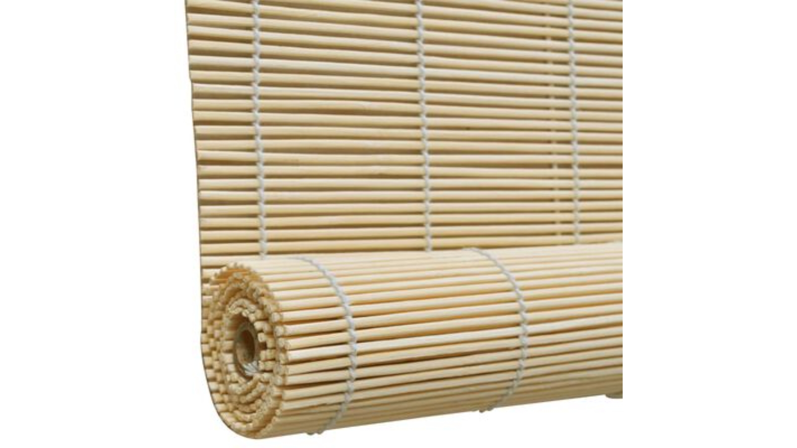 vidaXL Natural Bamboo Roller Blinds - 80 x 160 cm | Harvey Norman