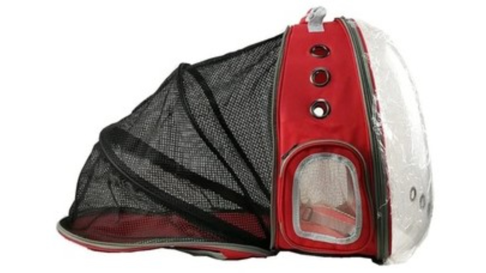 Floofi Expandable Space Capsule Backpack - Red | Harvey Norman