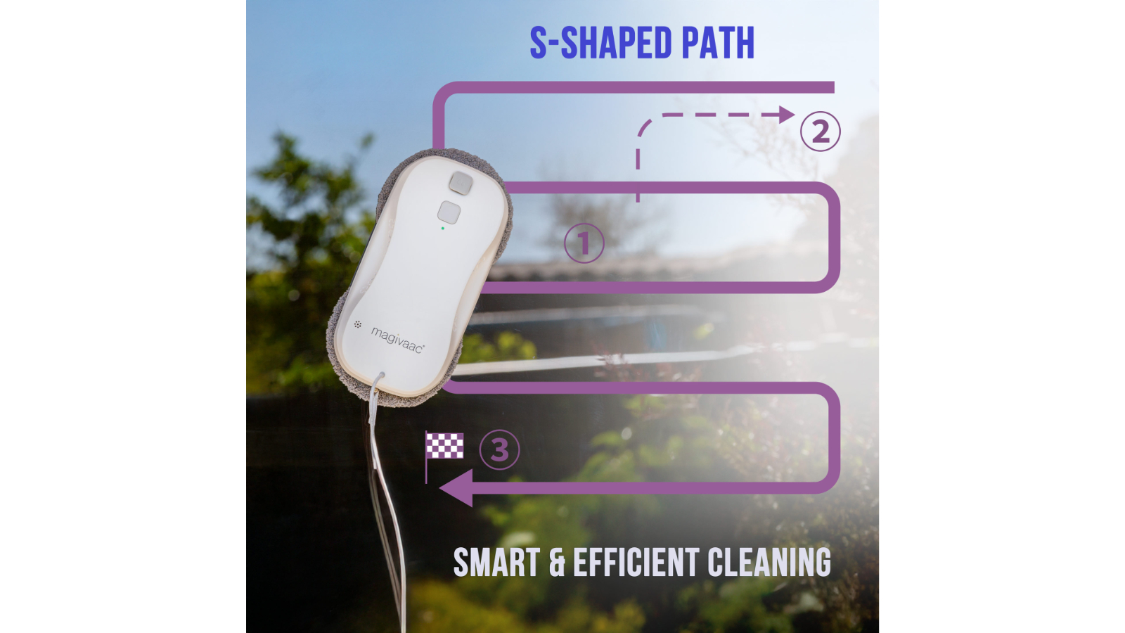 Magivaac Robot Window Cleaner with Remote Control | Harvey Norman