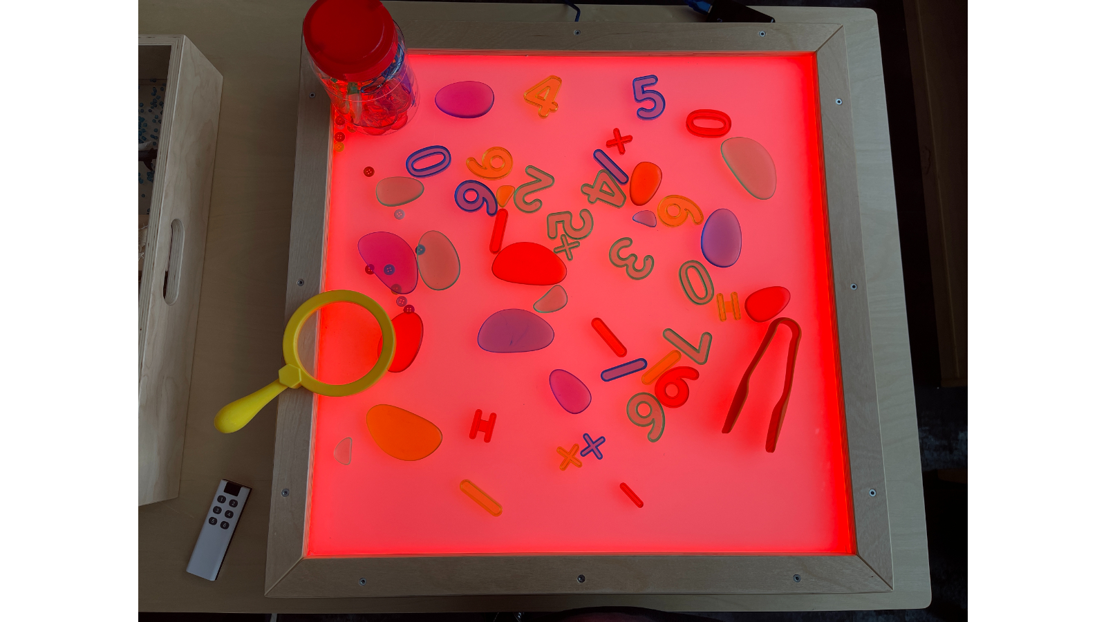 Jooyes Kids Portable LED Light Table Sensory Play Light Box | Harvey Norman
