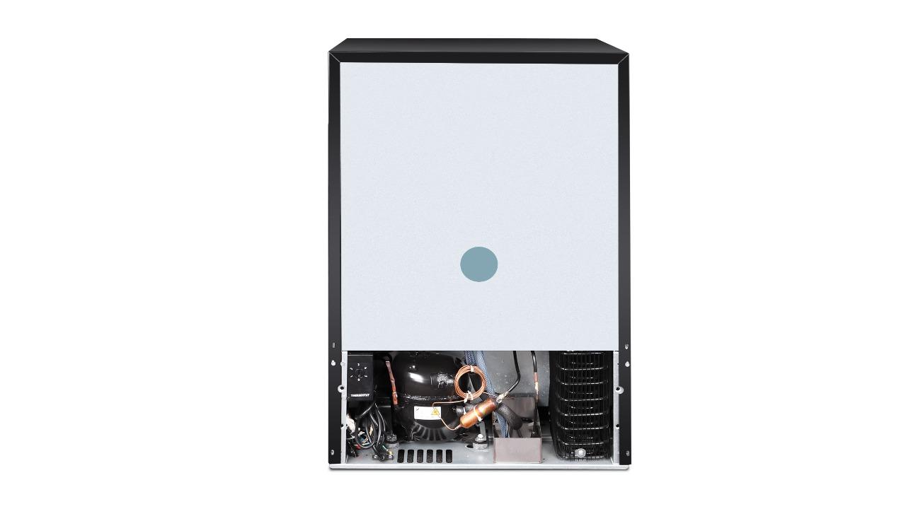 Husky 112L Single Door Home Bar Drinks Chiller - Black | Harvey Norman