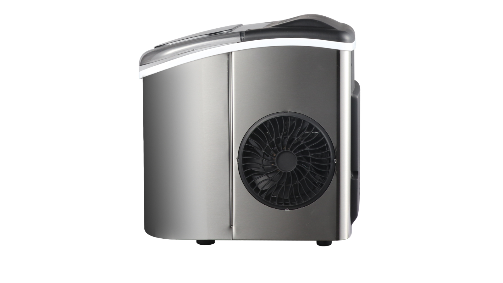 Heller 12kg Electronic Ice Maker - Stainless Steel | Harvey Norman