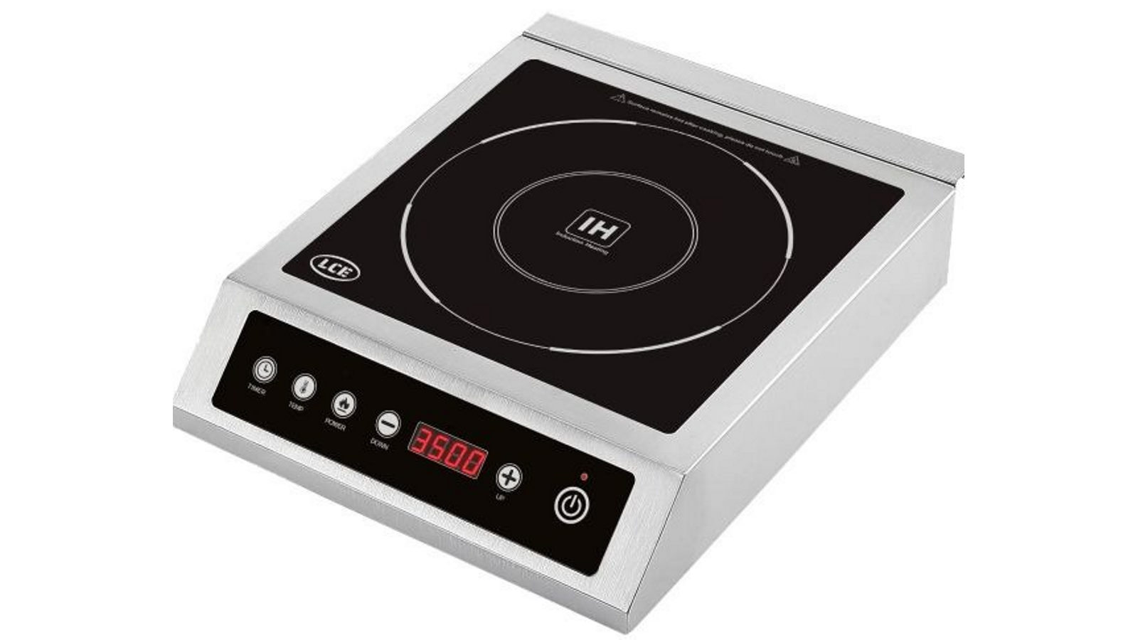LCE 33cm Benchtop Ceramic Glass Induction Plate | Harvey Norman