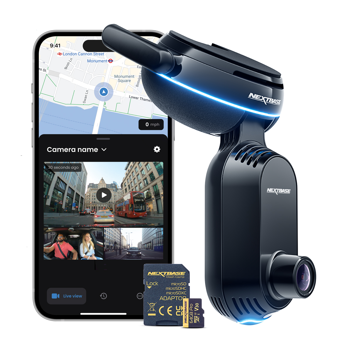 Nextbase iQ 4K Smart Dash Cam | Harvey Norman