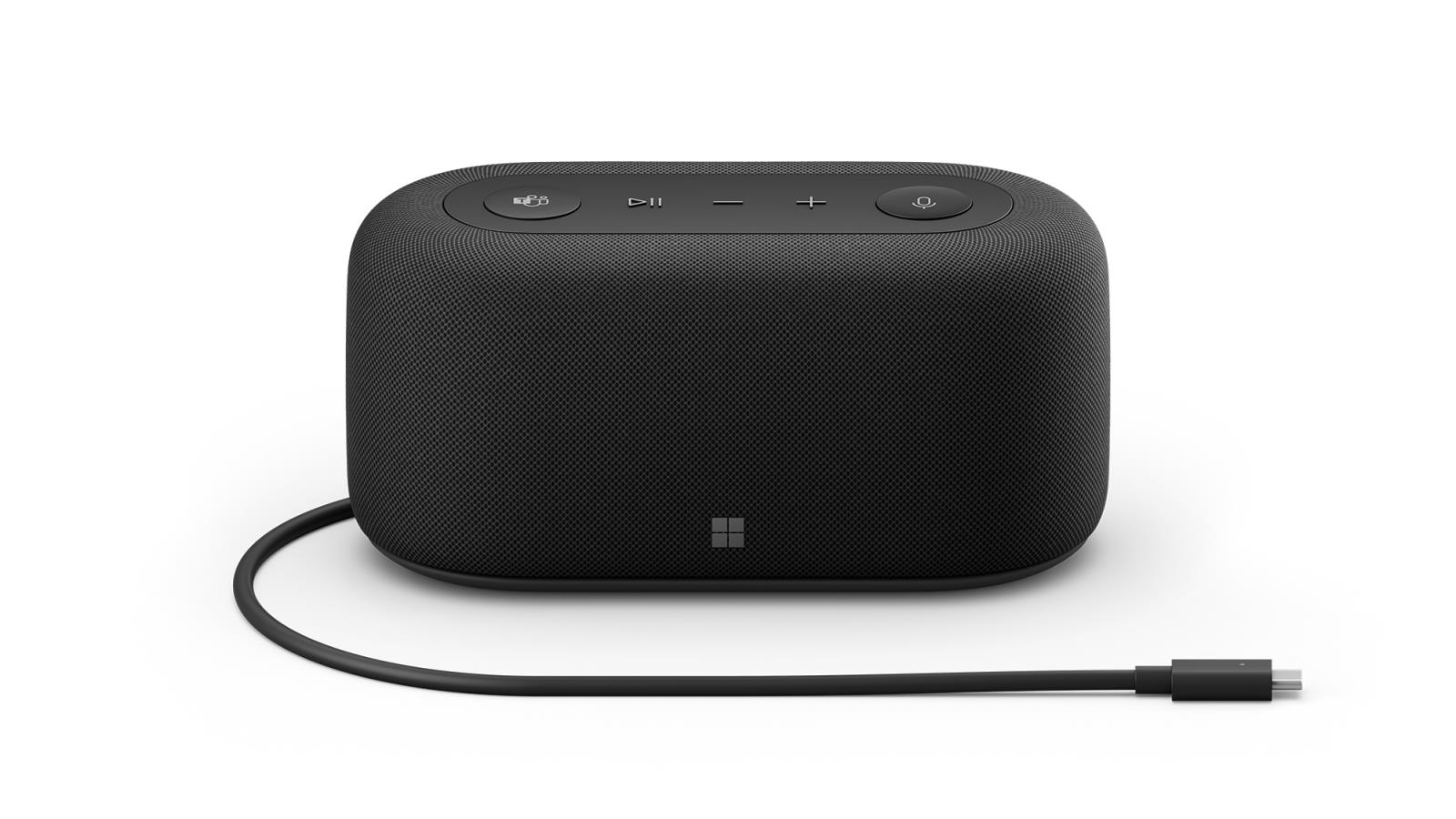 Microsoft Audio Dock Speakerphone - Black | Harvey Norman