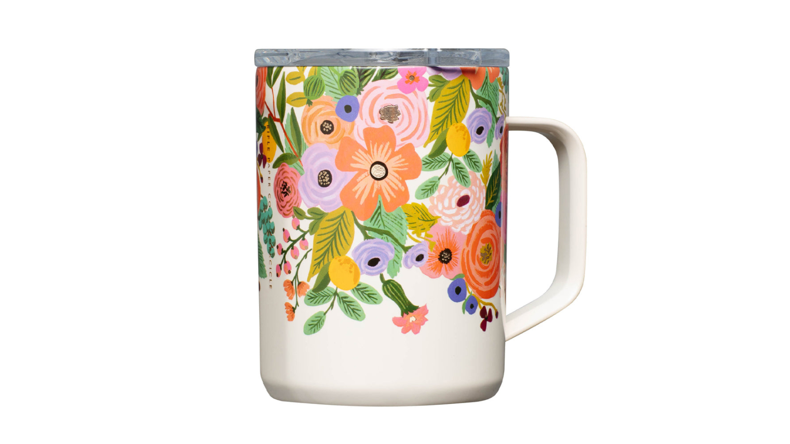 Corkcicle 500ml Rifle Paper Mug - Garden Party Cream | Harvey Norman