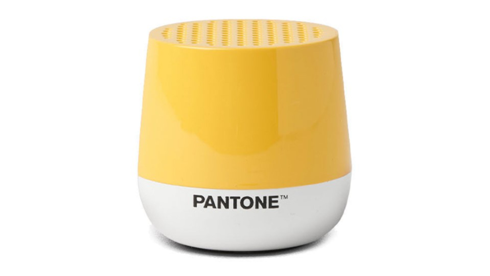 Lexon Pantone Mino+ Mini Bluetooth Speaker - Yellow | Harvey Norman
