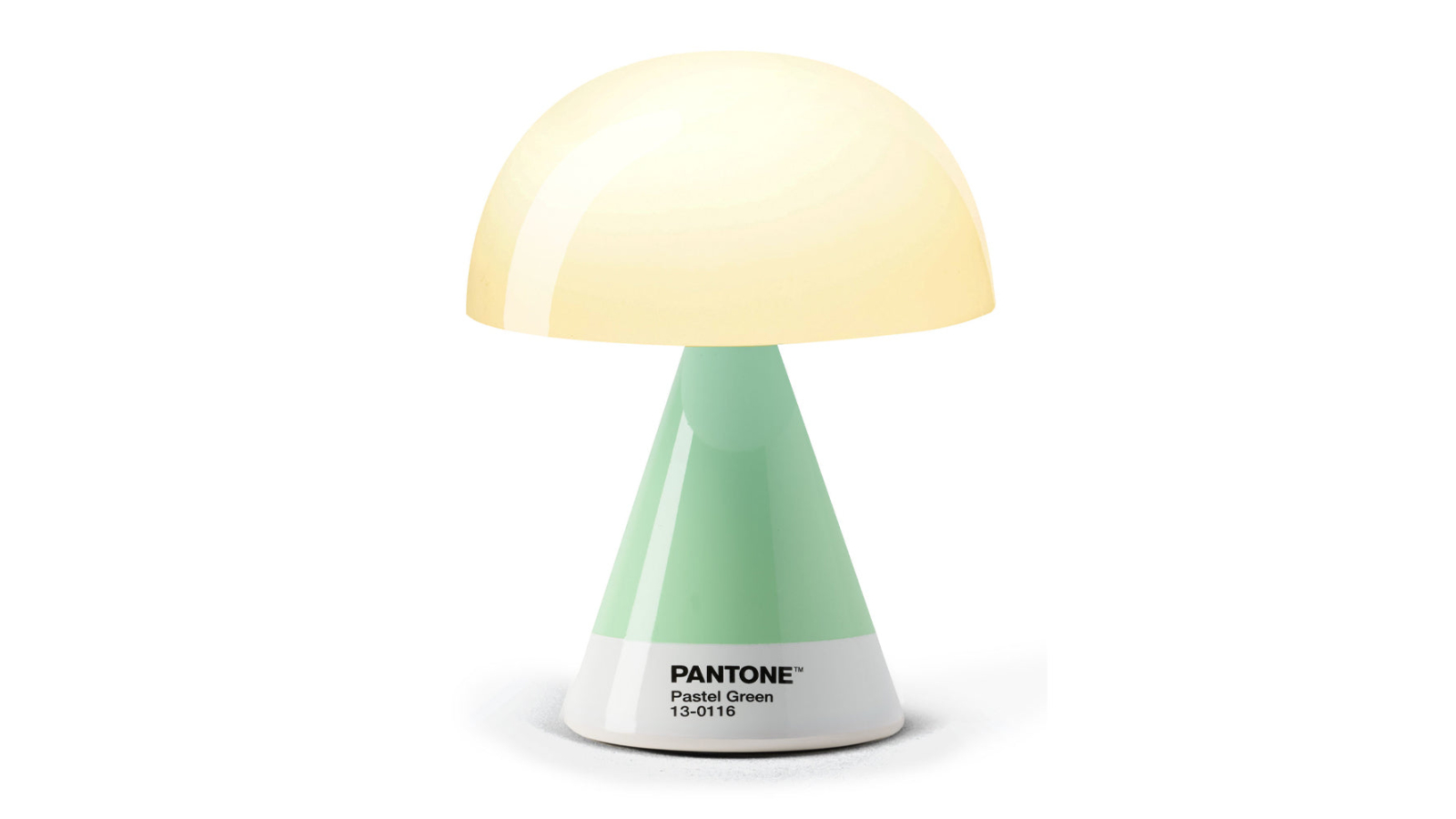 Lexon Pantone Mina M Medium Portable LED Lamp - Green | Harvey Norman
