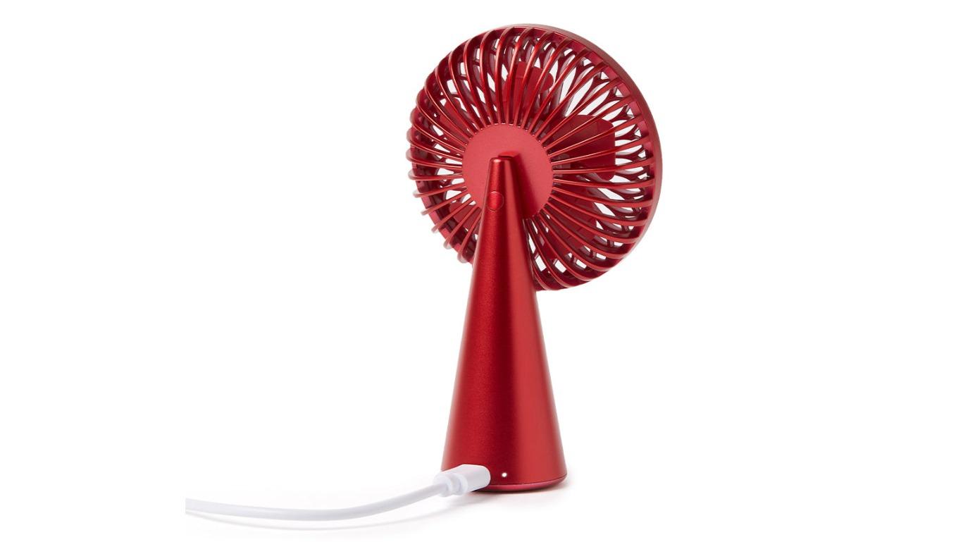 Lexon Wino Mini Portable Fan - Red | Harvey Norman