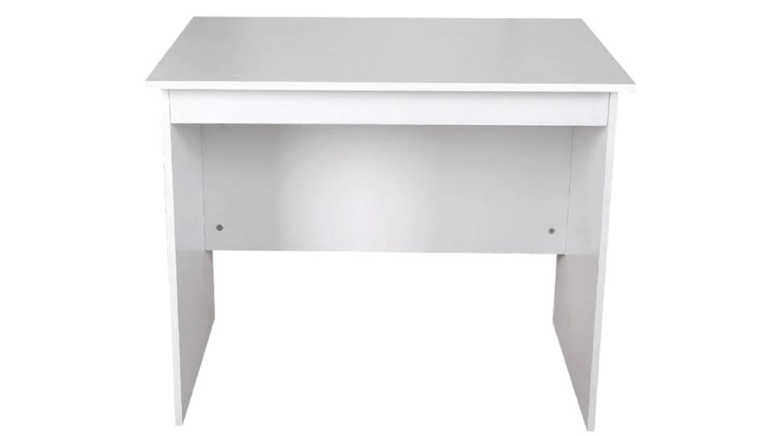 Design Square 90cm Modern Simpleline Office Desk Table - White | Harvey ...