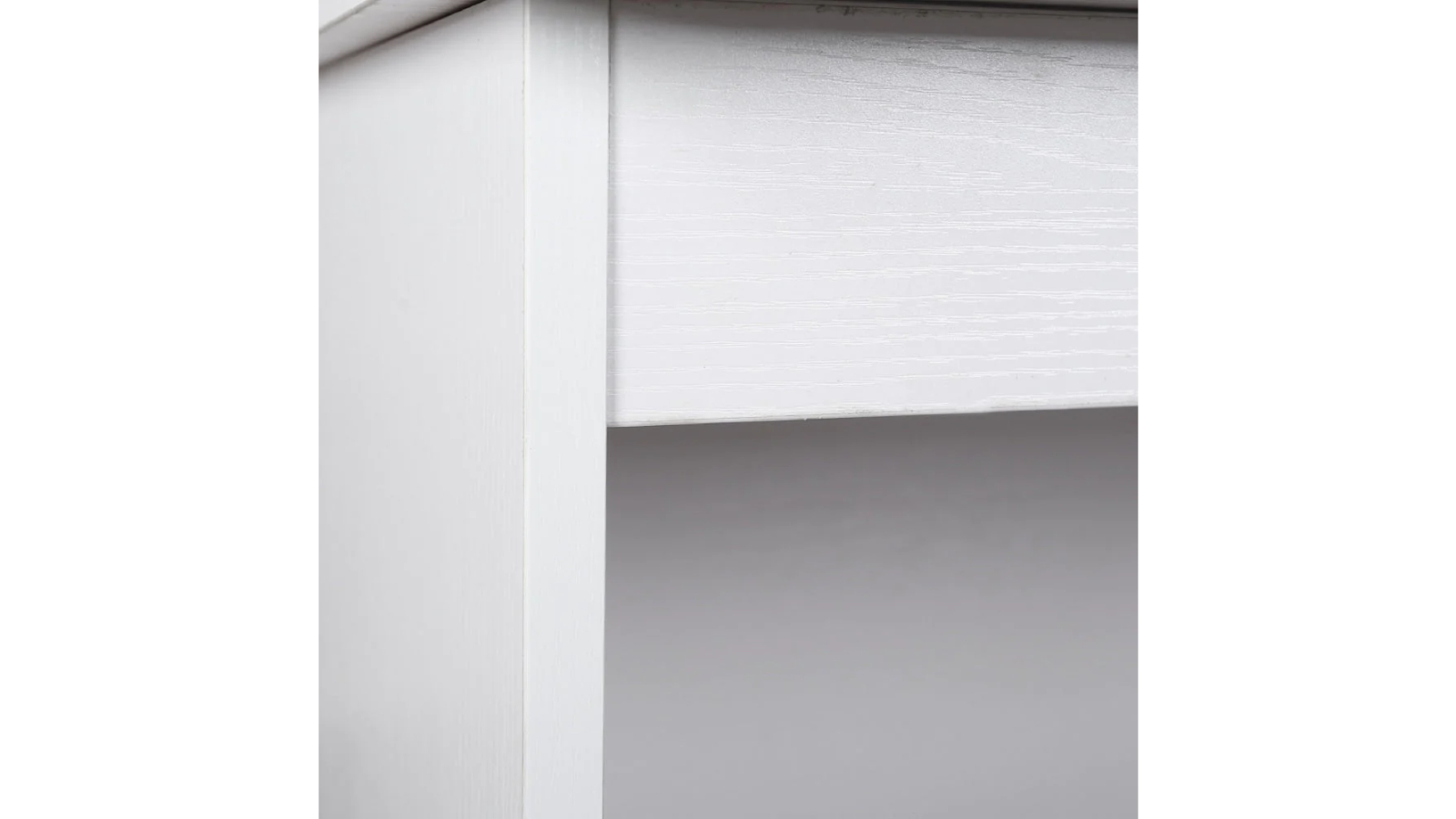 Design Square 90cm Modern Simpleline Office Desk Table - White | Harvey ...