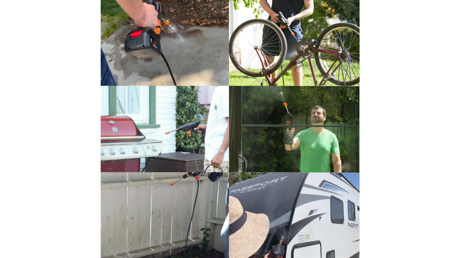 As Seen On TV Jet Hawk Cordless Rechargeable Pressure Washer | Harvey ...