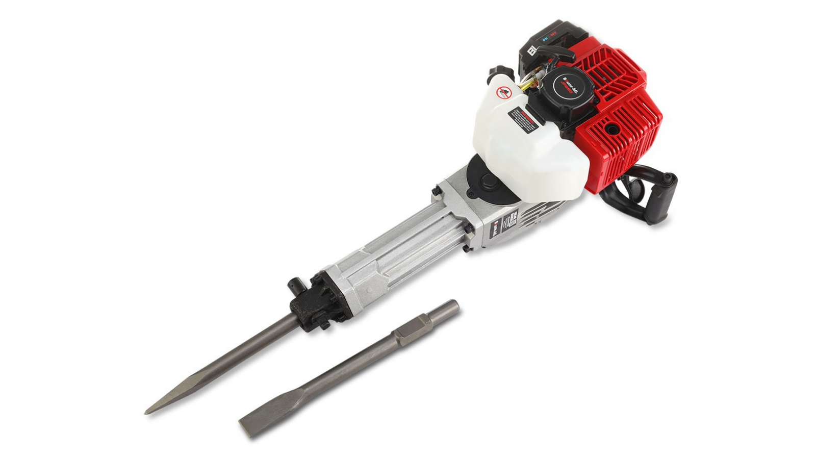 Baumr-AG 2-Stroke 52cc Petrol Jack Hammer with 2 Chisel Carry Bag ...