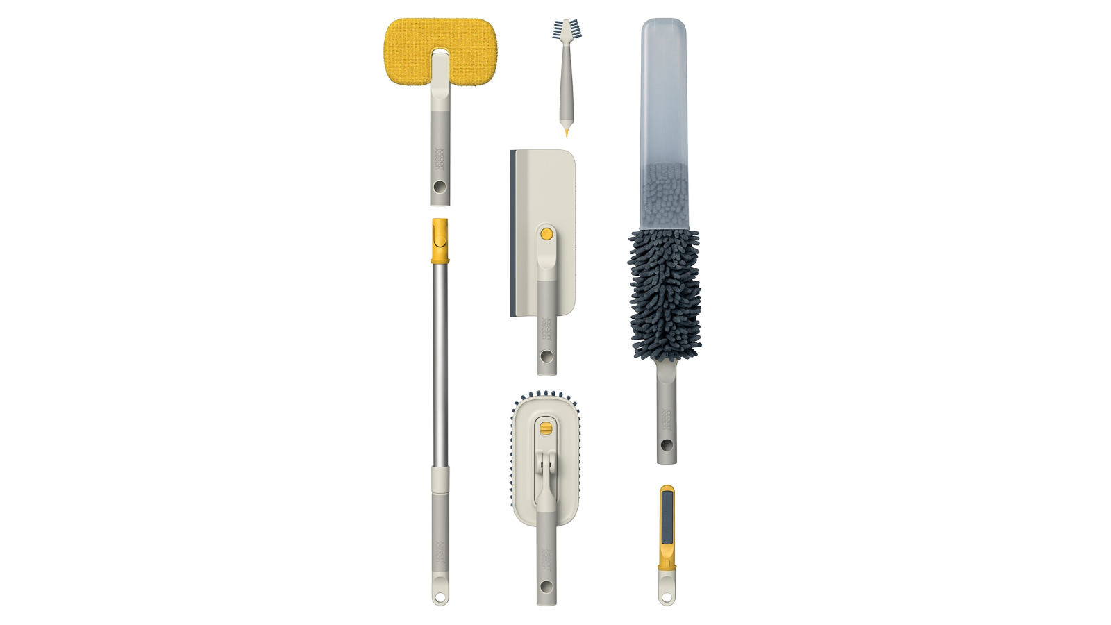 Joseph Joseph CleanTech Deep Cleaning Set with Extension Pole | Harvey ...