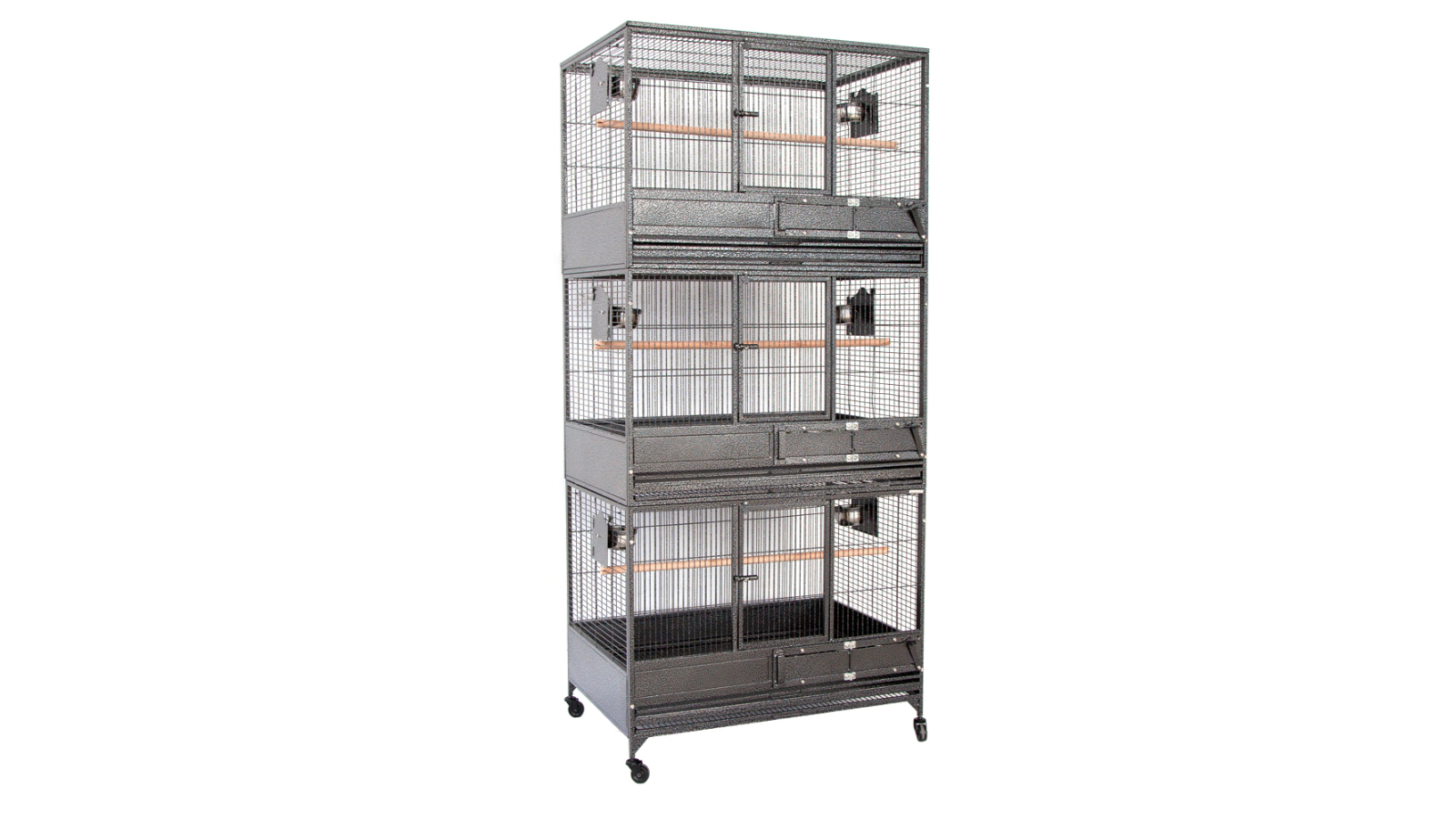 Flyline Cockatoos Triple Stacker Breeding Bird Parrot Cage Aviary ...