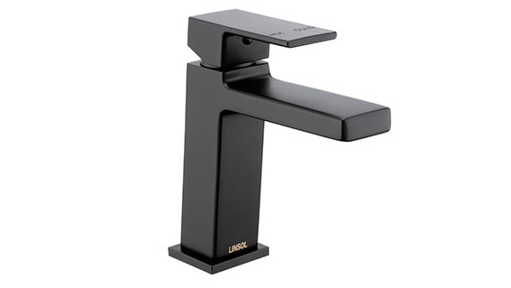 Linsol Joseph Basin Mixer - Matte Black | Harvey Norman