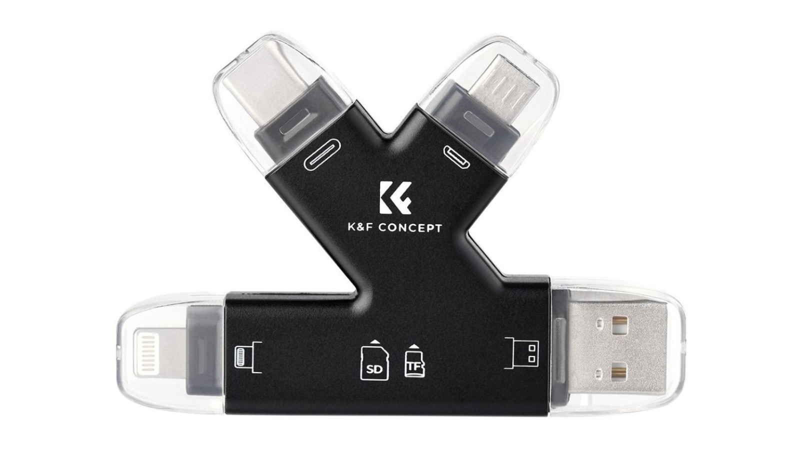 K and F Concept 4-in-1 Multi-Function SD Card Reader | Harvey Norman