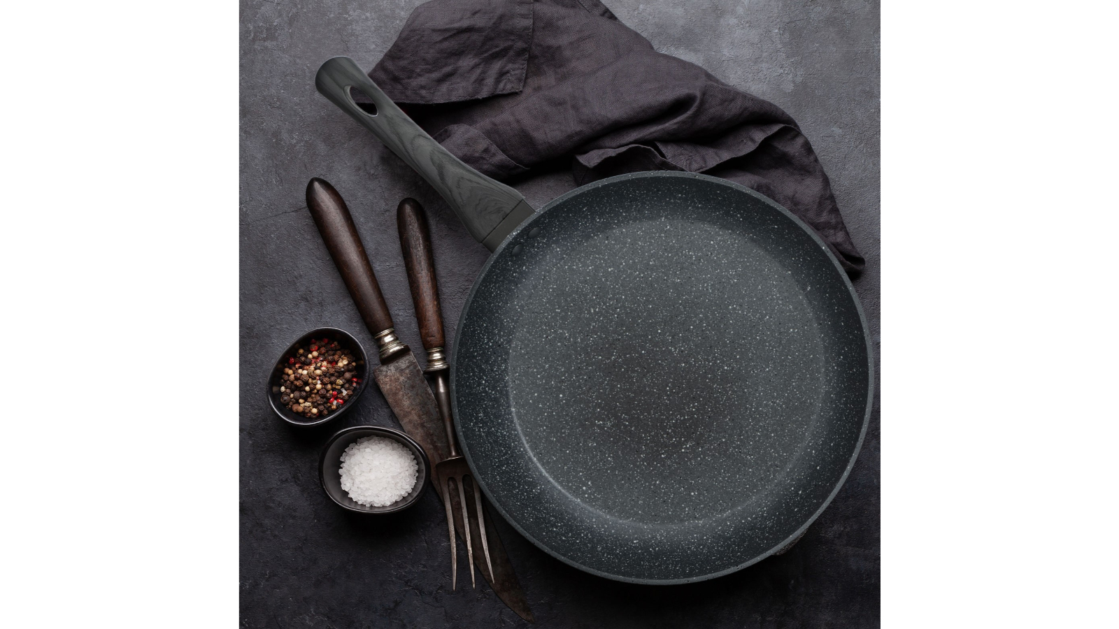 Stone Chef Casserole Wok Pan with Lid - Set of 2 | Harvey Norman