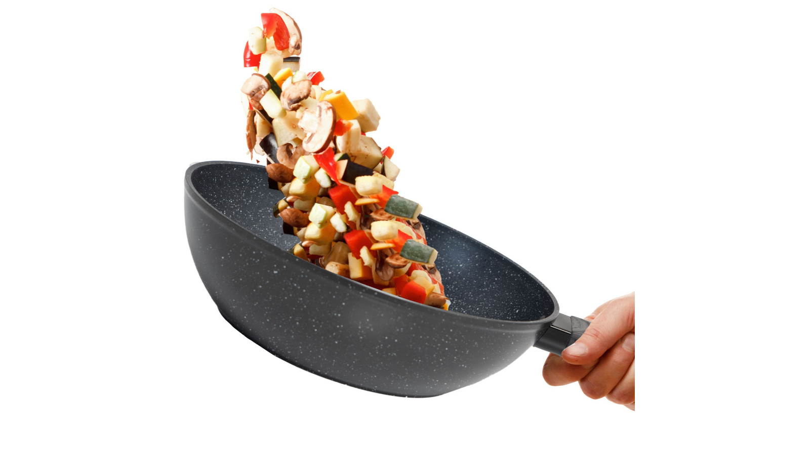 Stone Chef Kitchen Frypan and Wok Pan - Set of 2 | Harvey Norman