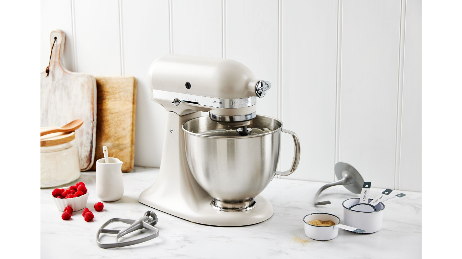 Kitchenaid Artisan Tilt Head Stand Mixer - Milkshake | Harvey Norman