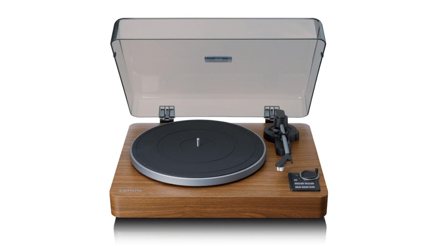 Lenco Fully Automatic Turntable with Bluetooth - Wood | Harvey Norman