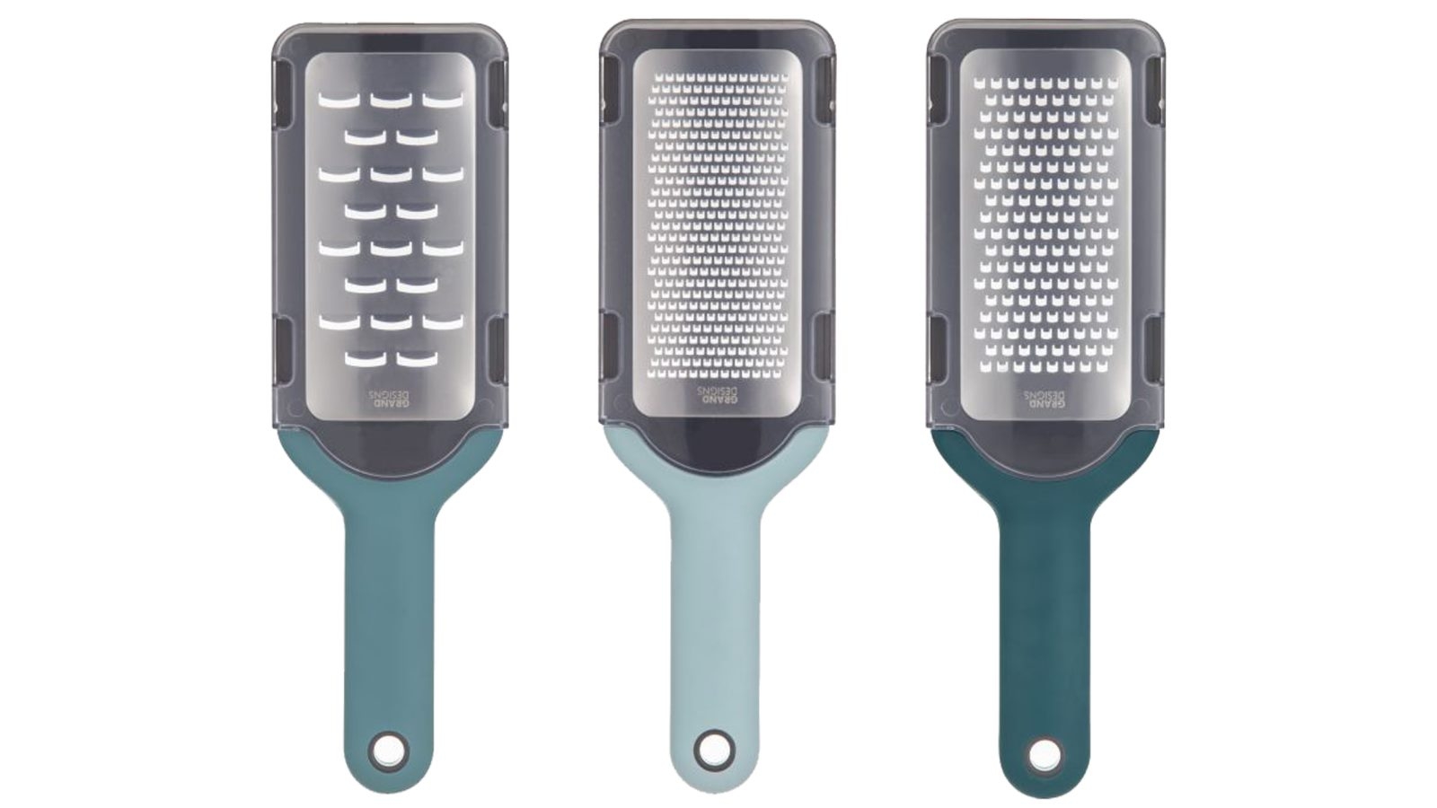 Grand Designs Catch and Grate 3 Piece Grater Set | Harvey Norman