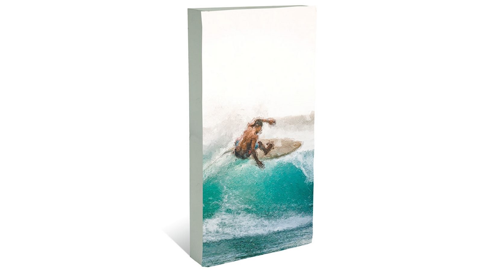 Kelly Lane Surf V Espresso Combi Plaque Block Wall Art | Harvey Norman