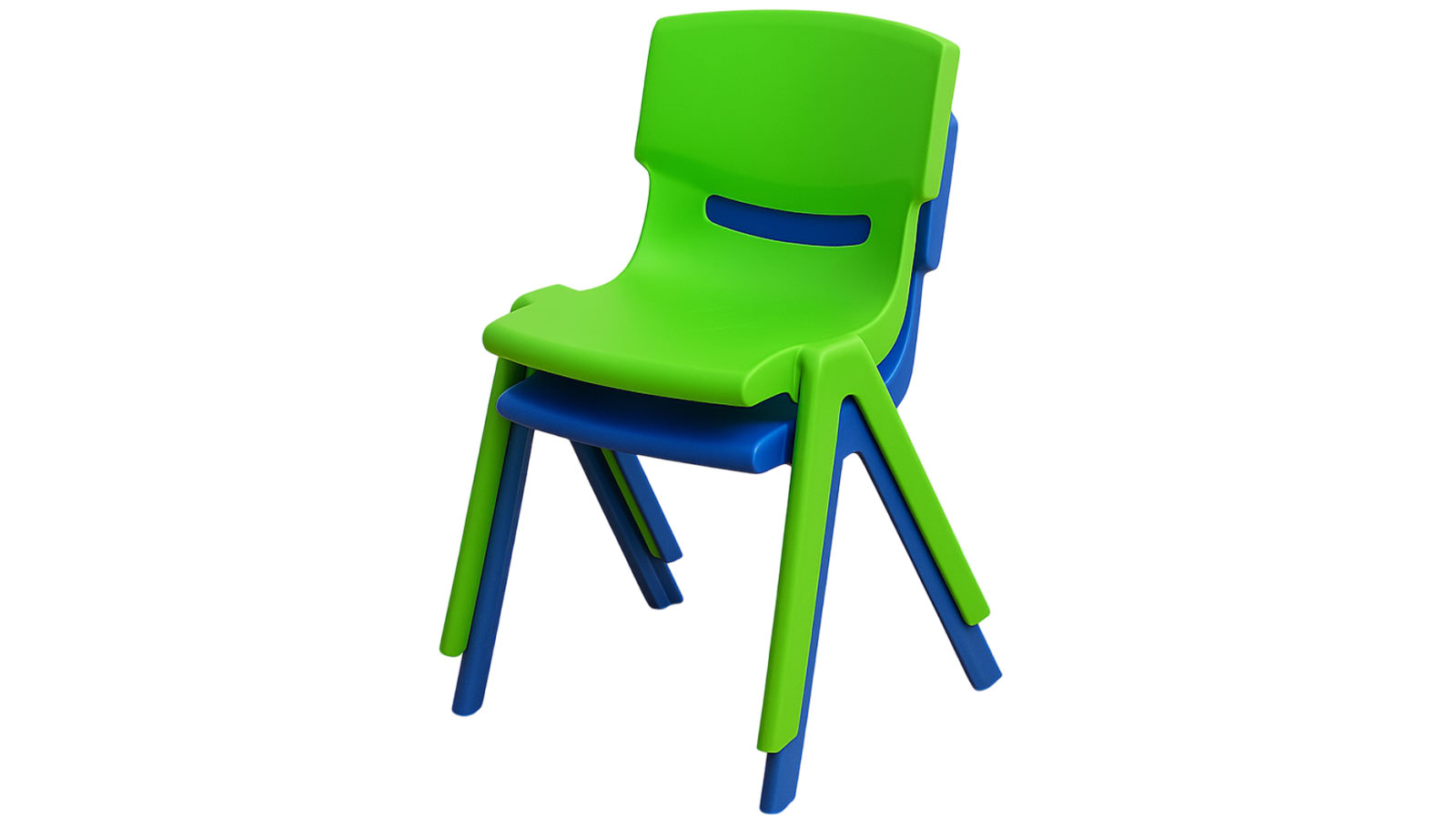 Hello Deals Set of 2 Children's Indoor/Outdoor Use Plastic Chairs ...