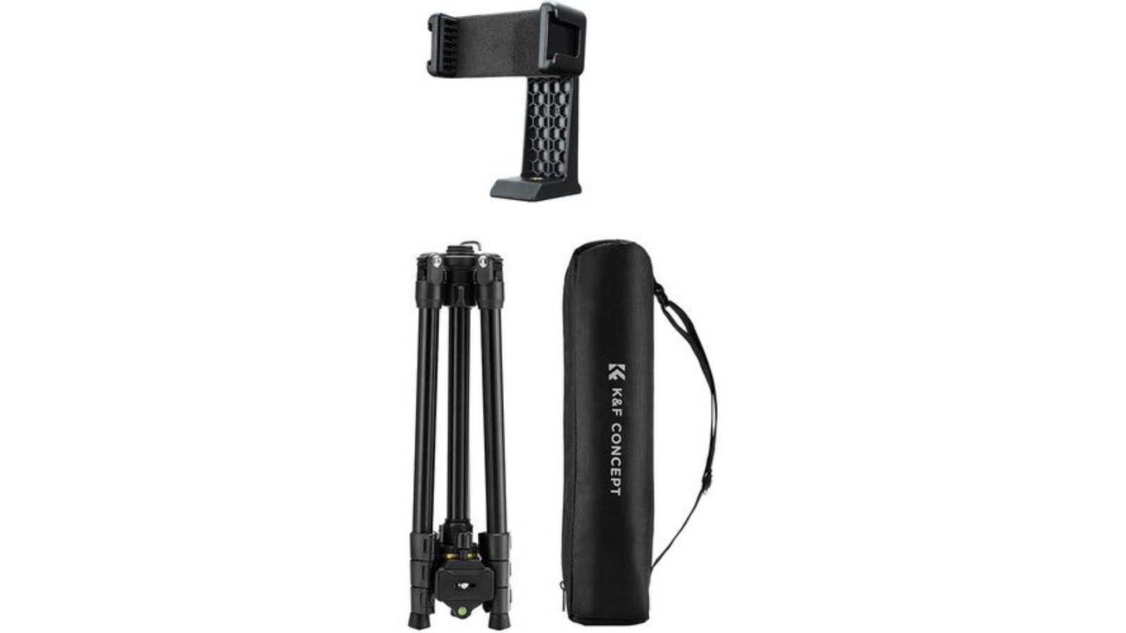 K and F Concept 70inch Aluminum Alloy Travel Tripod with BH-36 Ball ...