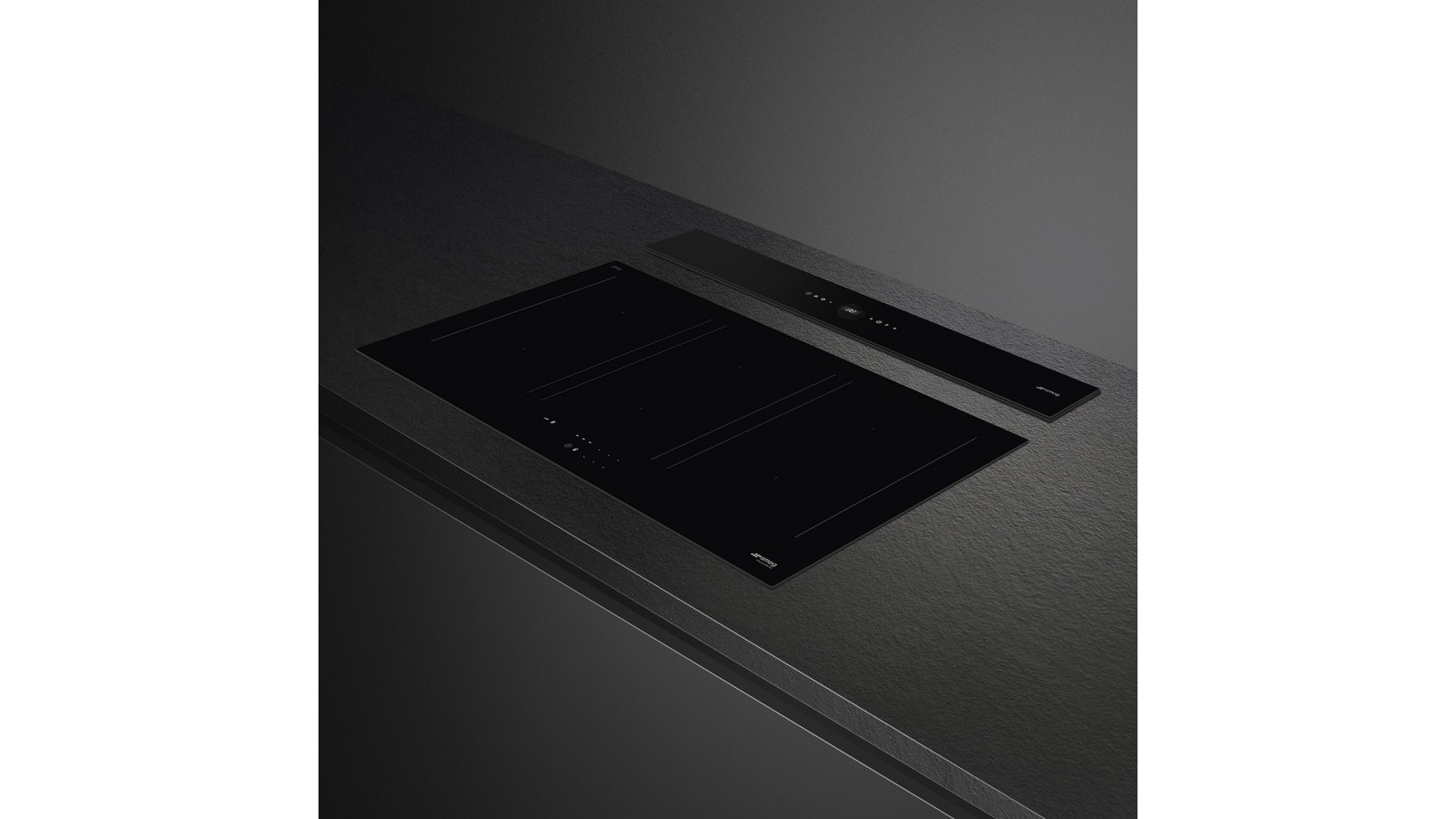 Smeg 900mm Built-in Downdraft Rangehood - Dark Stainless Steel | Harvey ...