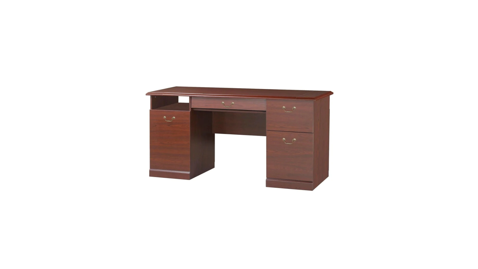 Maestro Furniture Executive Manager Home Office Desk - Cherry | Harvey ...