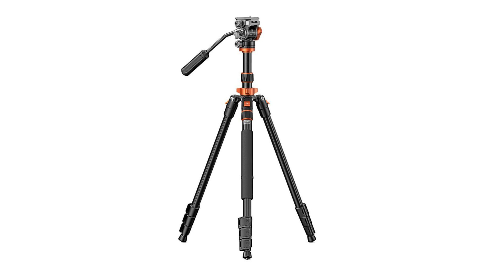 K and F Concept 83inch Aluminum Video Tripod with Fluid Head | Harvey ...
