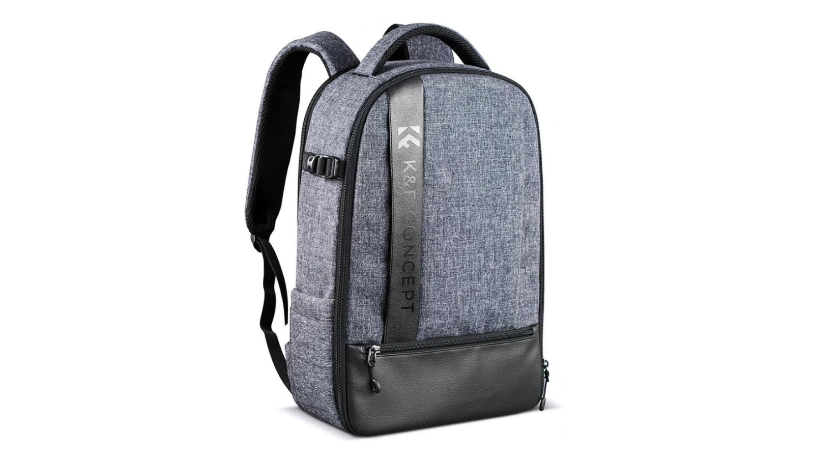 K and F Concept Beta Camera Backpack (Black + Grey) | Harvey Norman