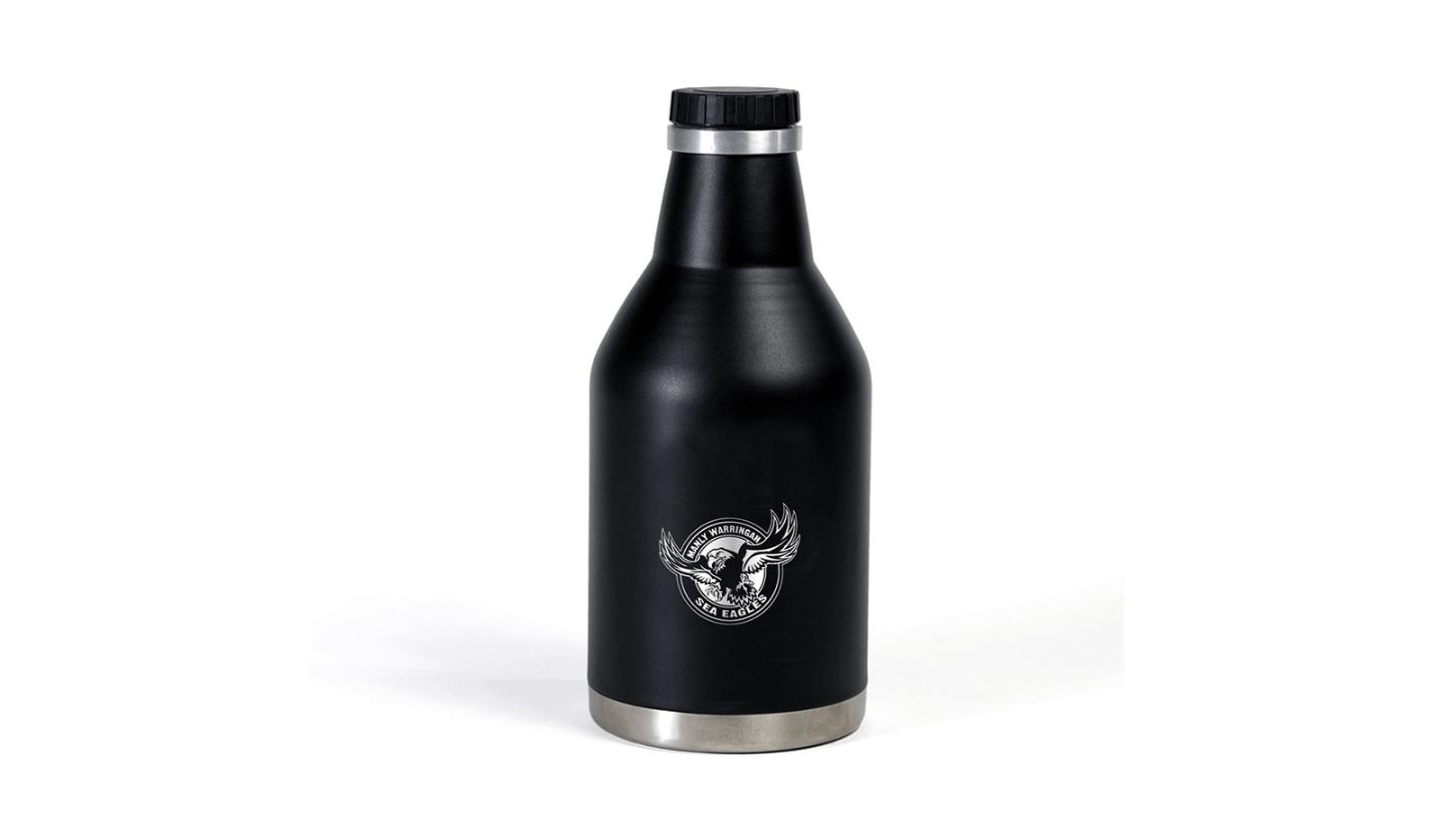 NRL Manly Sea Eagles 2 Litre Stainless Steel Bottle Beer Growler ...
