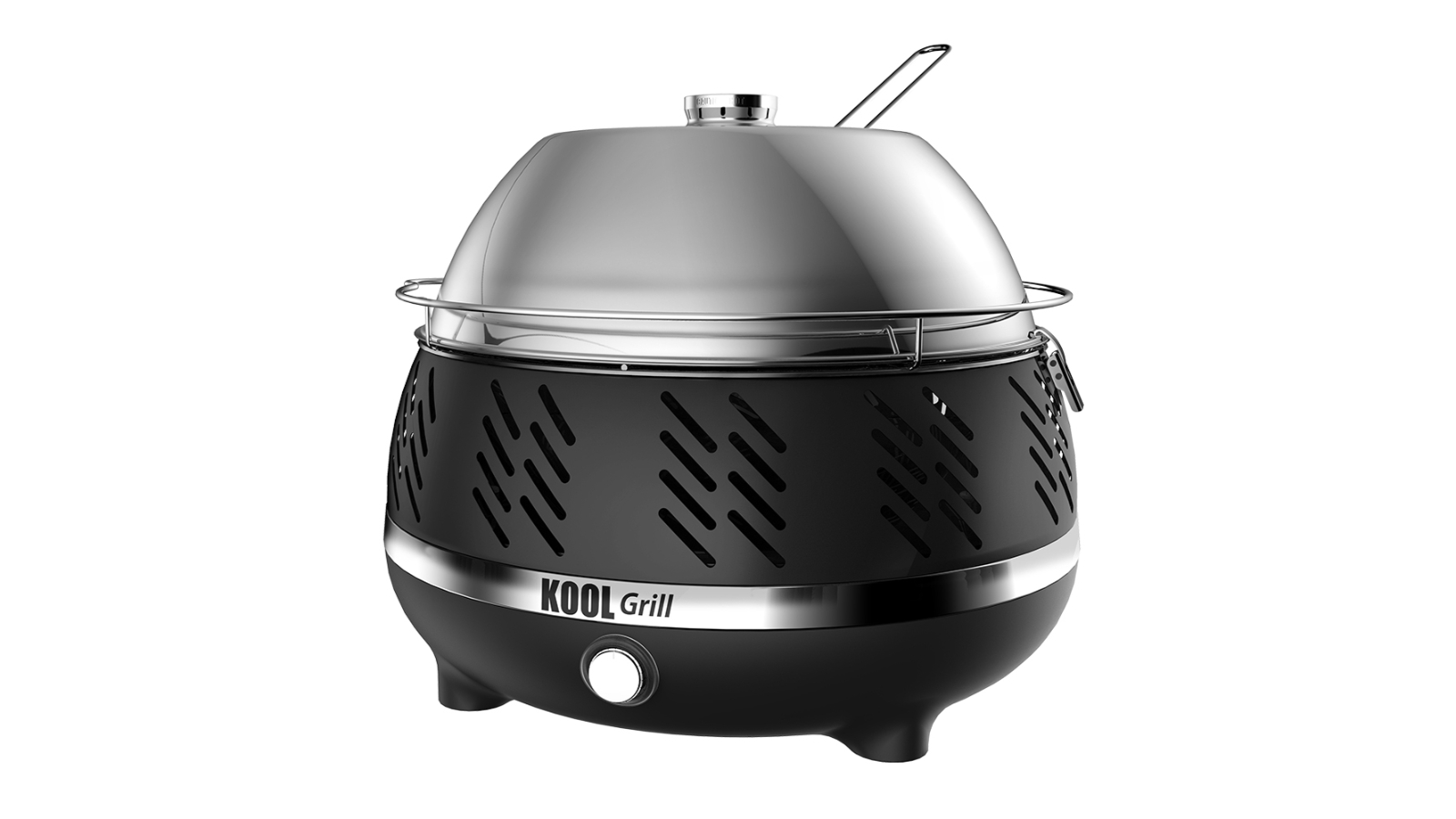Kool Grill 41cm V2 Portable Charcoal Barbeque Grill with Dome Lid ...