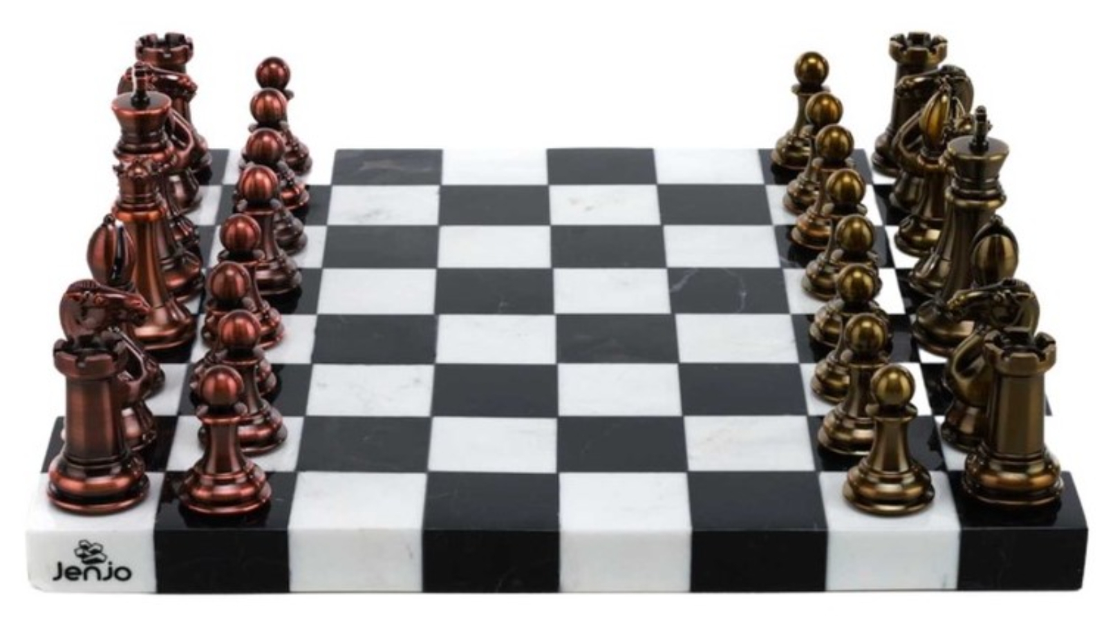 Jenjo Games Chess Marble Board with Resin Pieces | Harvey Norman