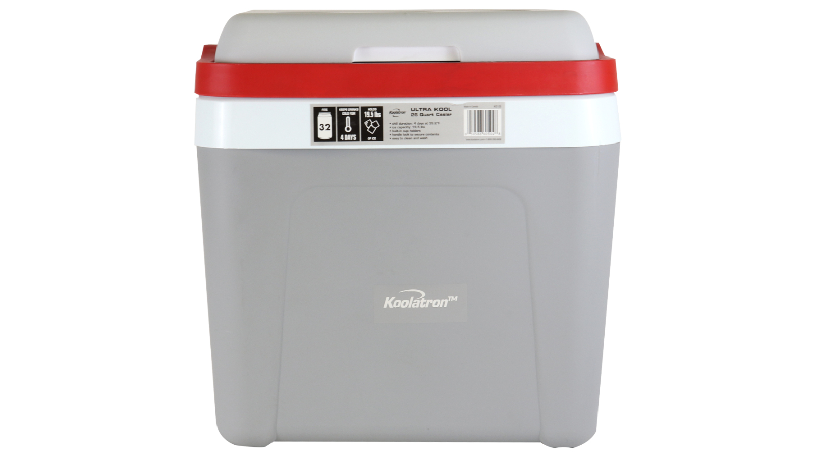 Koolatron 25 Litre Ice Chest Cooler with Locking Carry Handle | Harvey Norman