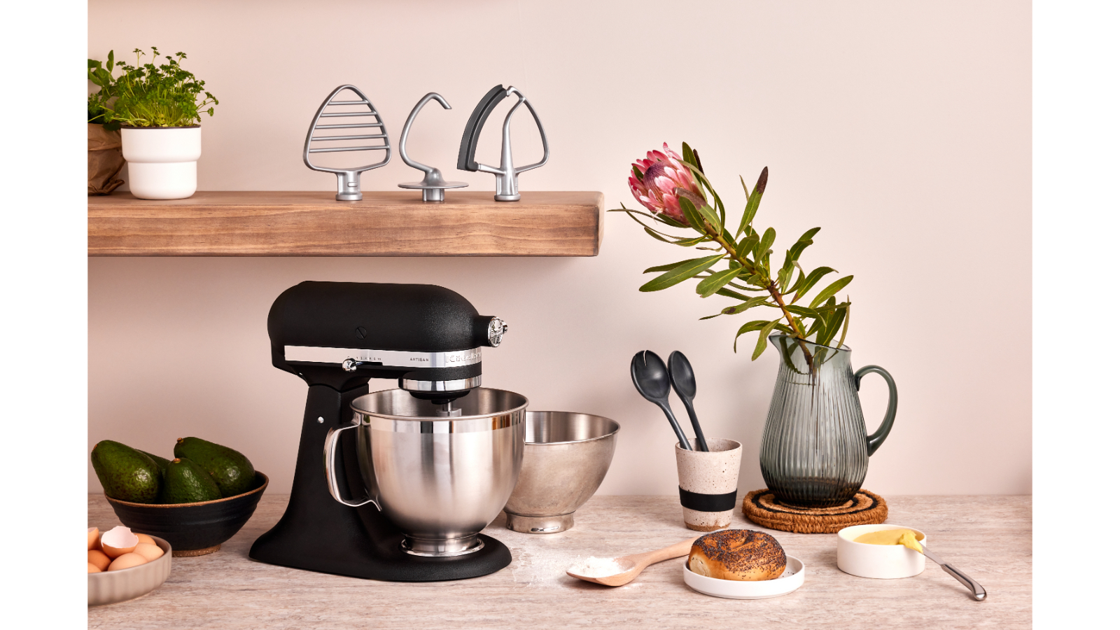 Kitchenaid Artisan Stand Mixer - Cast Iron Black | Harvey Norman